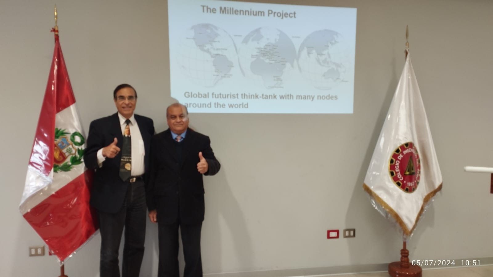 José Cordeiro in Peru - July, 2024 - The Millennium Project